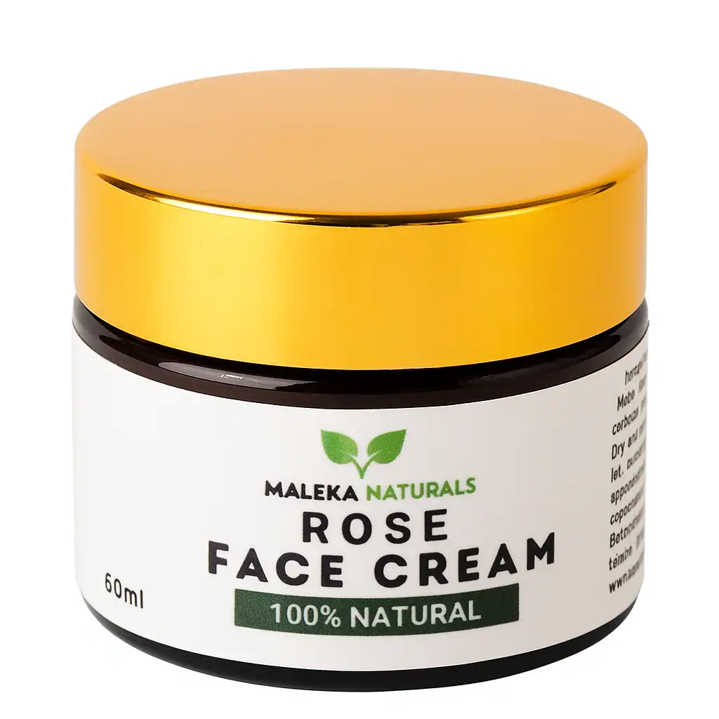 Rose Face Moisturiser 50ml - MALEKA NATURALS
